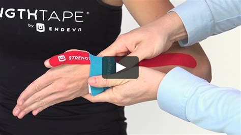 Strengthtape® Kinesiology Tape De Quervain Kinesiology Taping