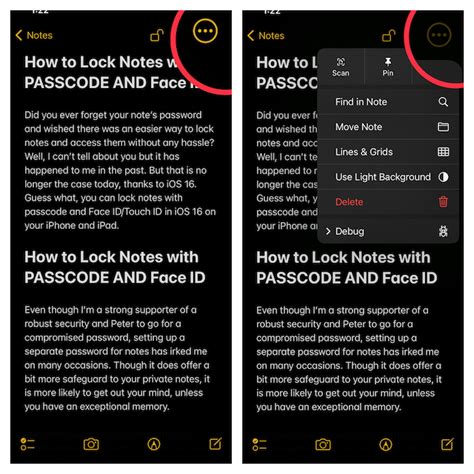 Lock Notes With Passcode Face ID In IOS On IPhone And IPad