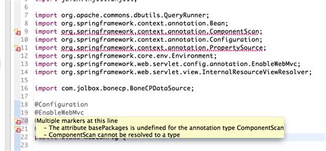 eclipse spring annotations don t work after adding spring security