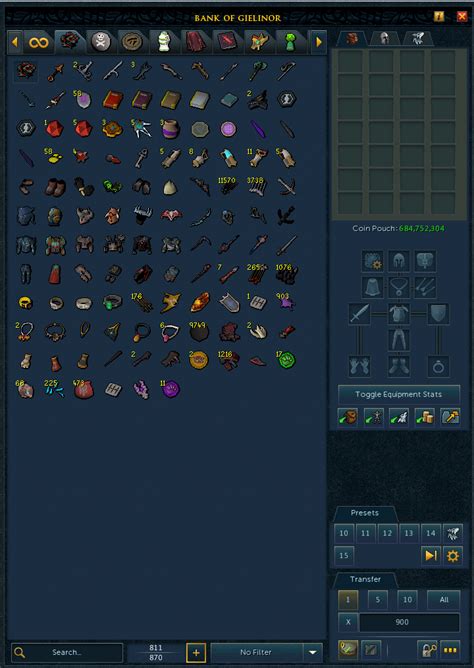 This Is My Gear Some Drops Tab I Have Close To 700m To My Name What Do I Buy For Pvm Bossing
