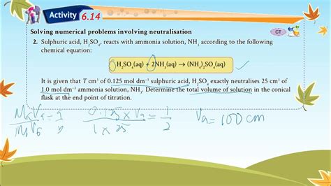 Neumerical Problem Involving Neutralisation Youtube