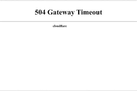 Error 504 Gateway Time Out Causas Y Soluciones RÁpidas