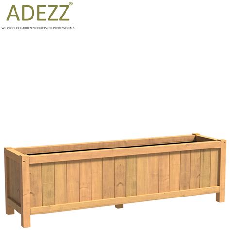More Than Pots Adezz Hardwood Valencia Trough