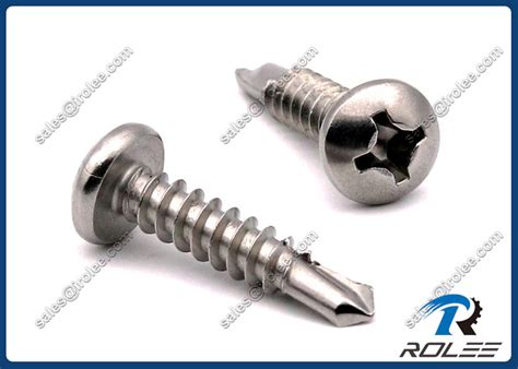 Marine Grade 316 Stainless Steel Philips Pan Head Self Drilling Tek Screws