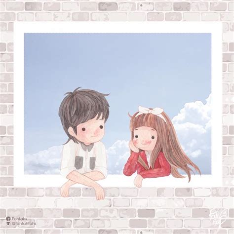 Gambar Kartun Sepasang Kekasih Yang Romantis