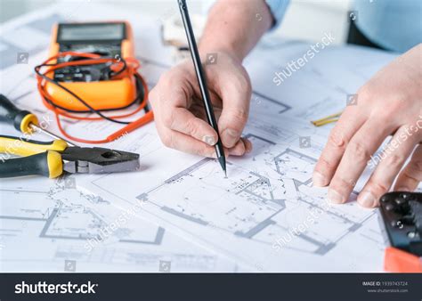 Electricity Blueprint Images Stock Photos Vectors Shutterstock