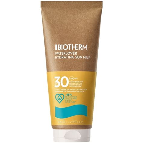 Biotherm Waterlover Hydrating Sun Milk Spf 30 Effektiv Nicehair