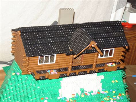 Lego Log Cabins Lego Log Cabin Cabin