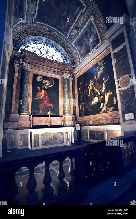 Rome Italy 17th Nov 2023 Painting By Michelangelo Merisi Called
