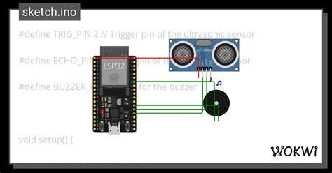 Ultrasonic Wokwi Esp Stm Arduino Simulator