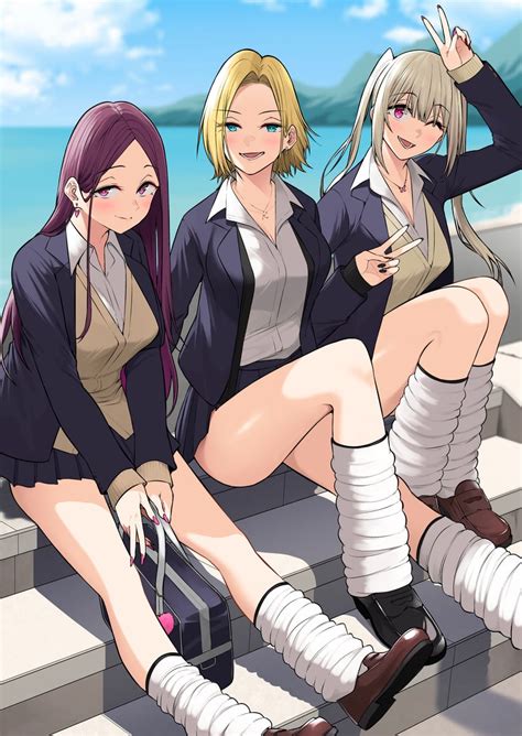 Kurumizaka Ruri Sasaki Yukina And Hamazaki Reina Imaizumin Chi Wa