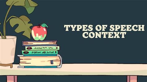 Types Of Speech Context Pptx