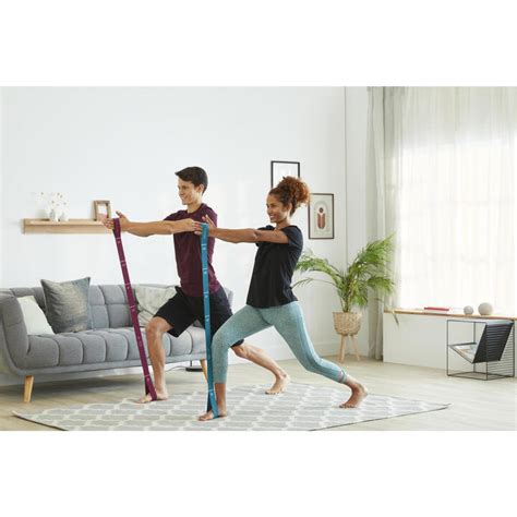 Elastic Fabric Fitness Resistance Band 7 Kg Navy Blue Nyamba Decathlon