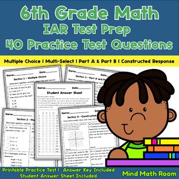6th Grade Iar Math Test Prep Conquer Standardized Tests With Confidence