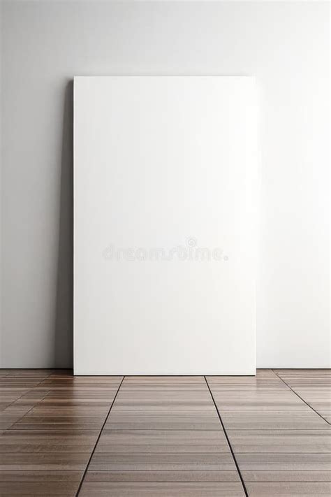 The Minimalist Canvas Mockup Illustration Stock Illustration