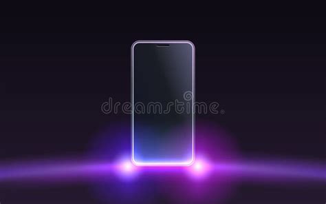 Smartphone Mobile Screen Technology Mobile Display Light Vector