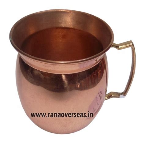 Pure Copper Plain Beer Mug Rana Overseas Manufacturer Exporter Rana