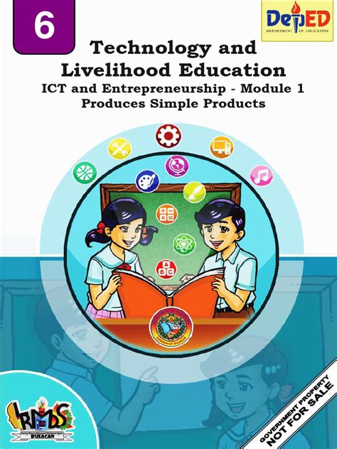 Grade 6 Ict Entrep Module 1 Pdf Entrepreneurship Learning