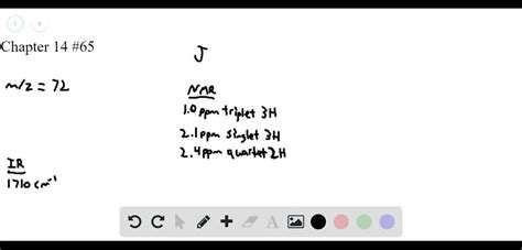Structure That Matches The Following 1h Nmr Data Pro Solvedlib