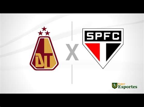 TOLIMA X SÃO PAULO COPA SUL AMERICANA 2023 AO VIVO YouTube
