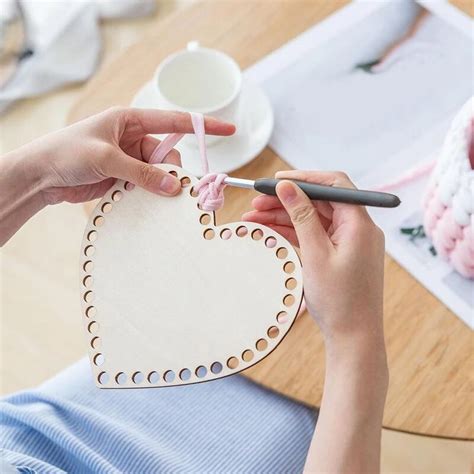 Badu Bg 7 размера дъно на естествена дървена кошница Овална празна плътна плетена на една кука