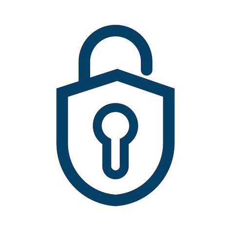 Premium Vector Lock Security Logo Icon Design