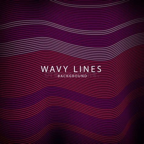 Wave Lines Pattern An Abstract Stripe Background Vector Stock Vector Illustration Of Creative