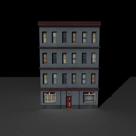 Edificio Un La Ciudad 3d Modelos Maya Ma Mb Descargar Free3d