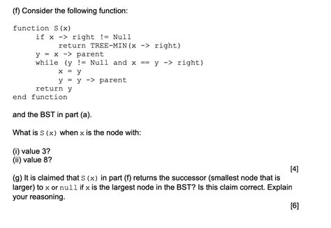 Solved A Consider The Binary Search Tree In The Diagram Chegg Com