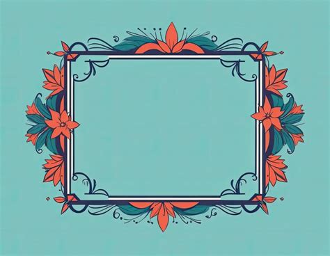 Premium Photo Stylish Vector Frame On A Holiday Background In