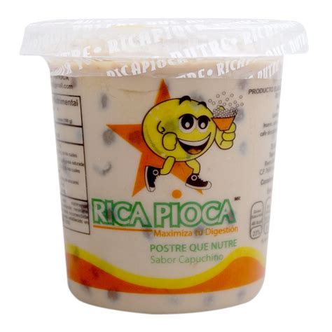 Postre Rica Pioca Sabor Capuchino 180 G Walmart