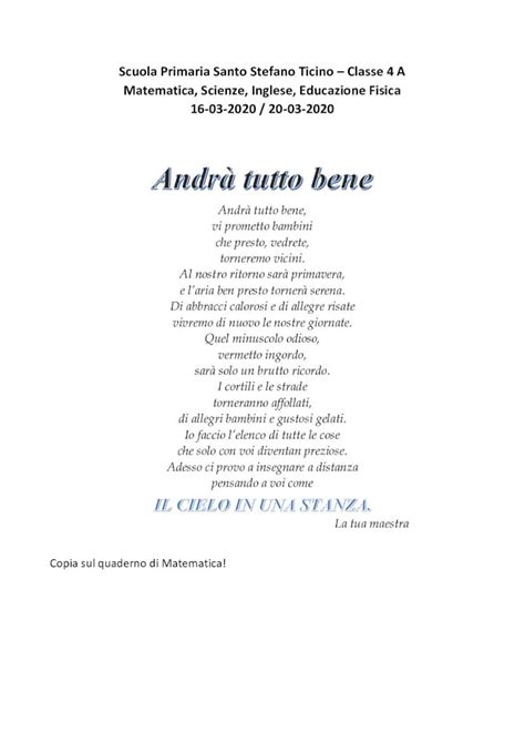 PDF Scuola Primaria Santo Stefano Ticino Classe 4 A Matematica