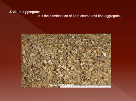 Type Of Aggregate Pptx