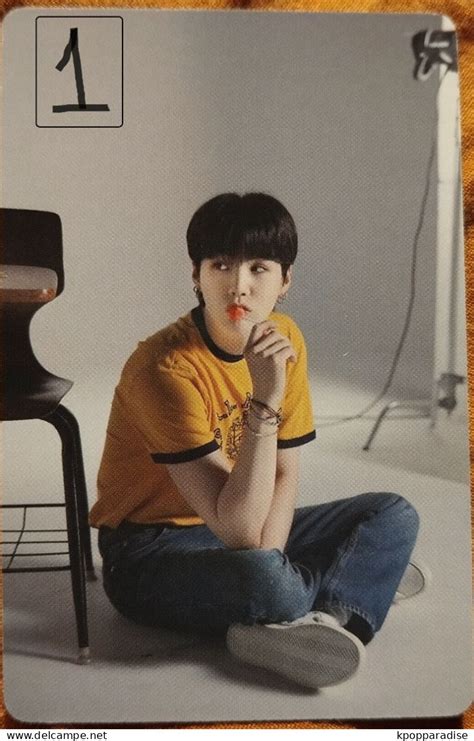Objets D Riv S Photocard Bts January Issue Suga