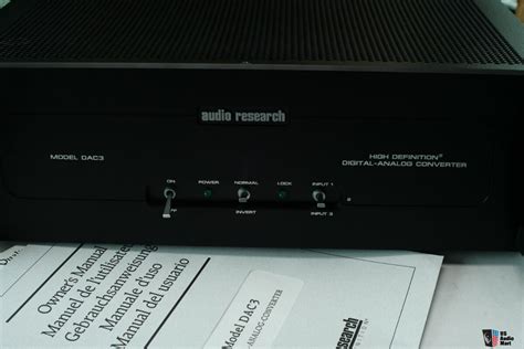 Audio Research Dac 3 Digital To Analog Convertor Photo 4188382 Us