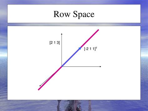 PPT Row Space And Column Space PowerPoint Presentation Free Download ID