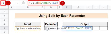 How To Use SPLIT Function In Google Sheets 5 Ideal Examples