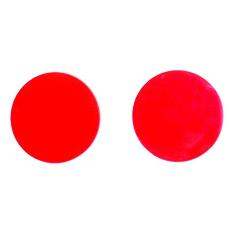 Red Orange Steampunk Goggle Lenses 50mm