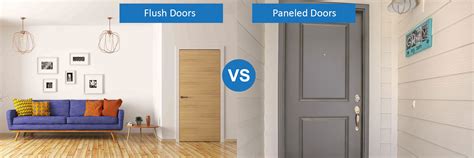 Flush Doors Vs Paneled Doors Hawkeye Windows And Doors