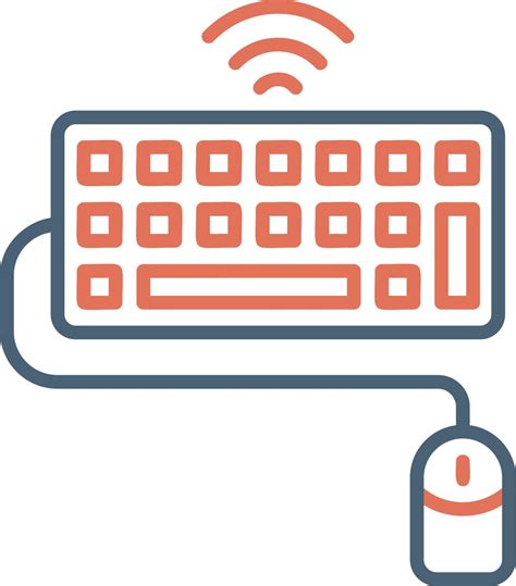 Keyboard And Mouse Vector Icon 20928445 Vector Art At Vecteezy