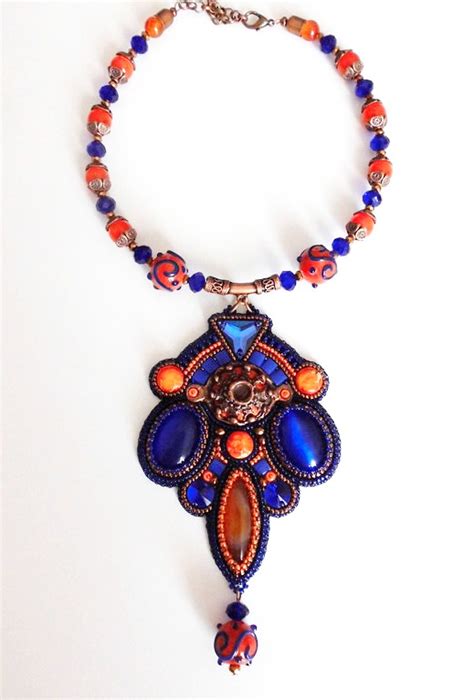 Beautiful Embroidered Jewelry By Anna Galash Beads Magic