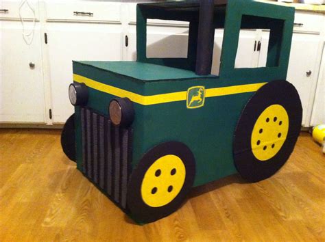 Wood Cutout Tractor Props