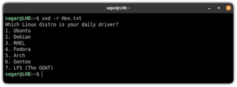 Use O Comando Xxd No Linux