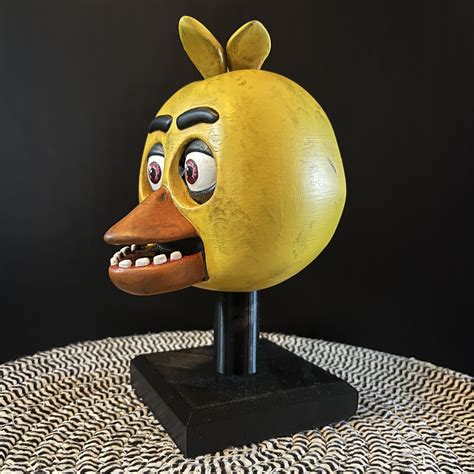 Stl Datei Chica Head Fnaf Five Nights At Freddys ・3d Druckbares