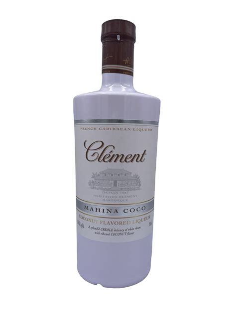 Rhum Clément Mahina Coco Liqueur 700ml 18 Abv Unfiltered Wine And Spirits