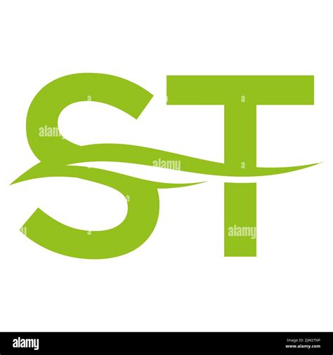 Letter Alphabet St Logo Victor Stock Vector Image And Art Alamy