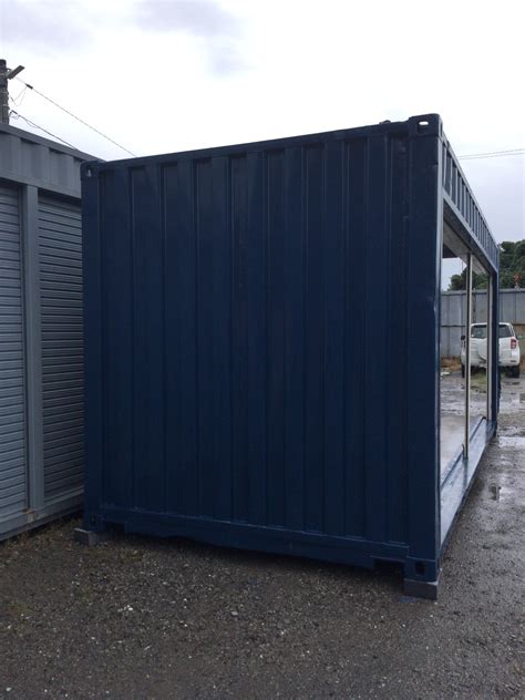 中古倉庫物置EX1 2035 中古 20FTコンテナ シャッター付き 物置倉庫 A 926あっとハウス