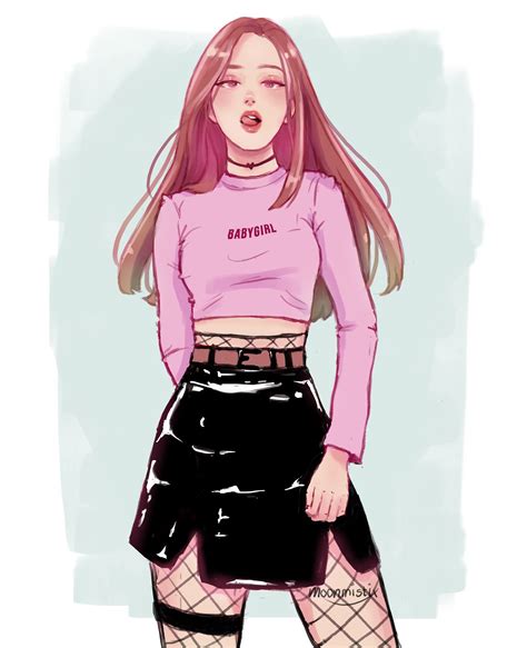 Image Result For Blackpink Fanart Black Pink Mode Kpop Kpop Fanart