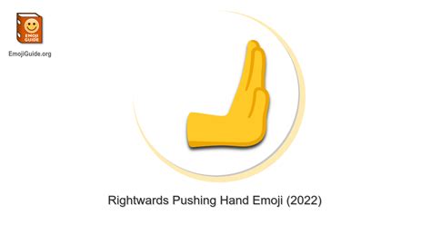 Rightwards Pushing Hand Emoji Meaning And Pictures