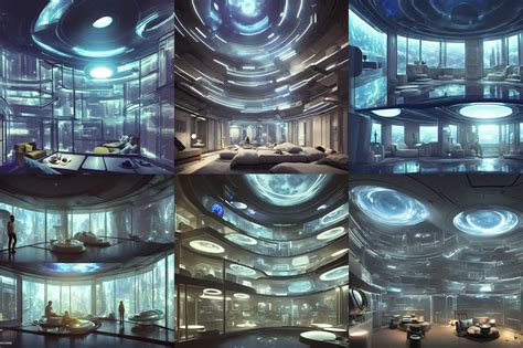 Very Wide Cinematic Shot Inside A Scifi Epic Scale Stable Diffusion